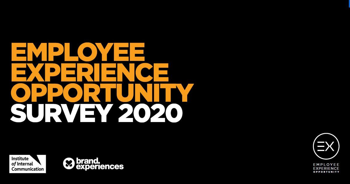 Employee Experience Opportunity survey 2020 - Brand Experiences